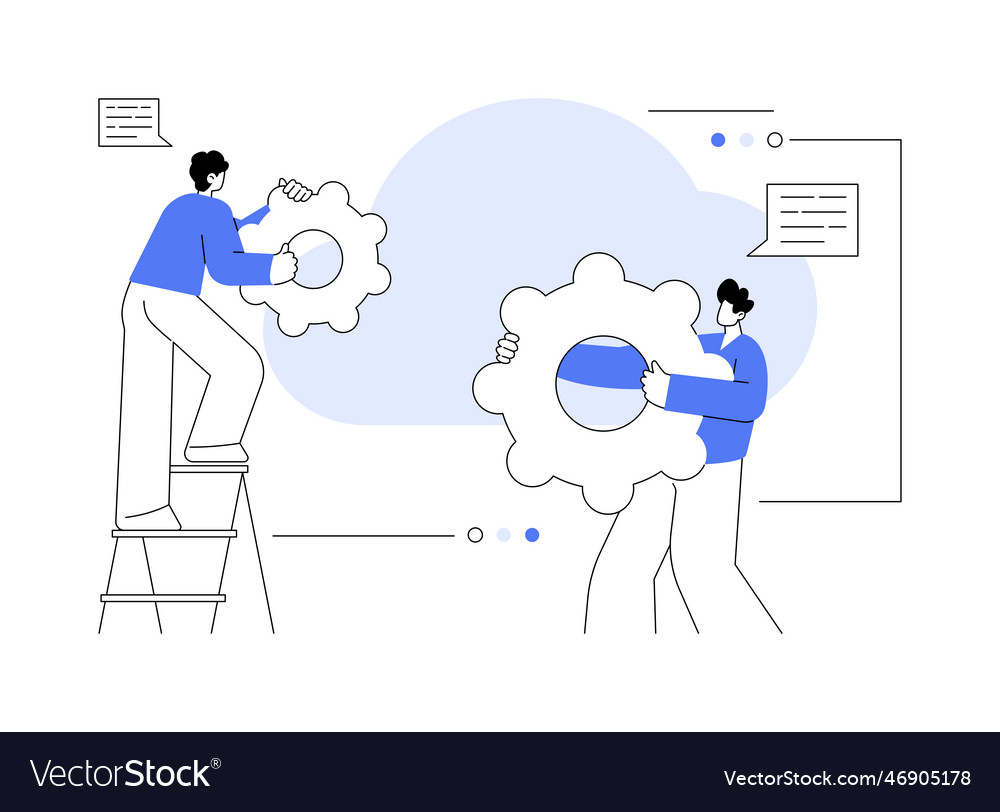 Cloud engineering abstract concept Royalty Free Vector Image Cloud engineering abstract concept Royalty Free Vector Image
