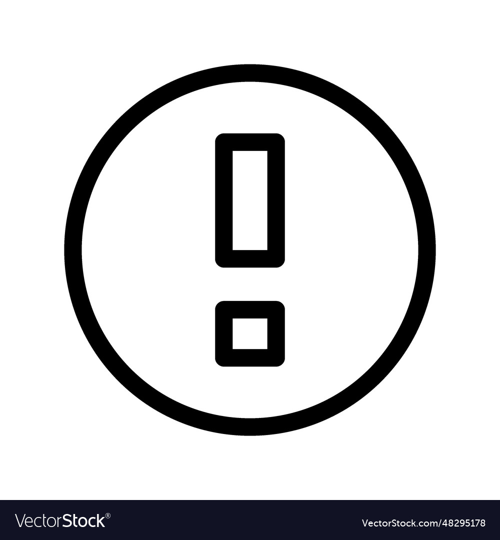 Error icon Royalty Free Vector Image - VectorStock