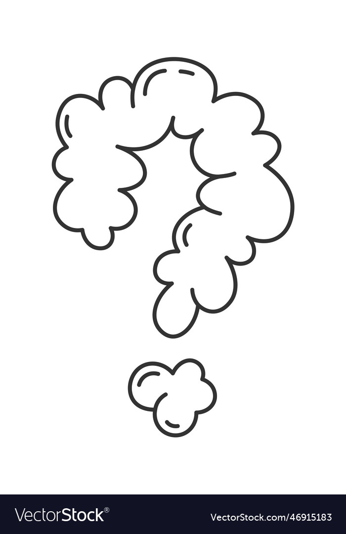 Comic question mark Royalty Free Vector Image - VectorStock