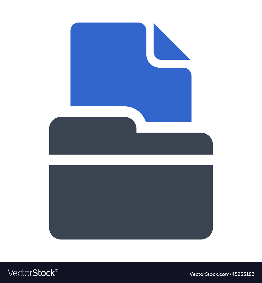 Project documents icon Royalty Free Vector Image