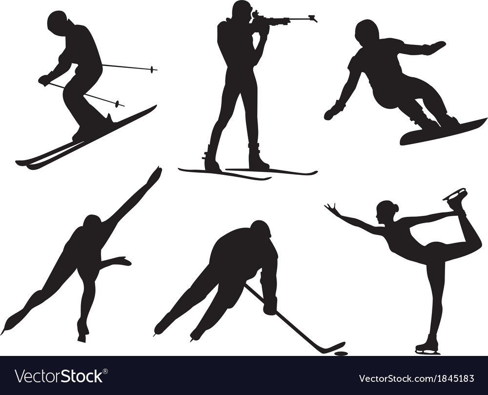 Winter sports Royalty Free Vector Image - VectorStock
