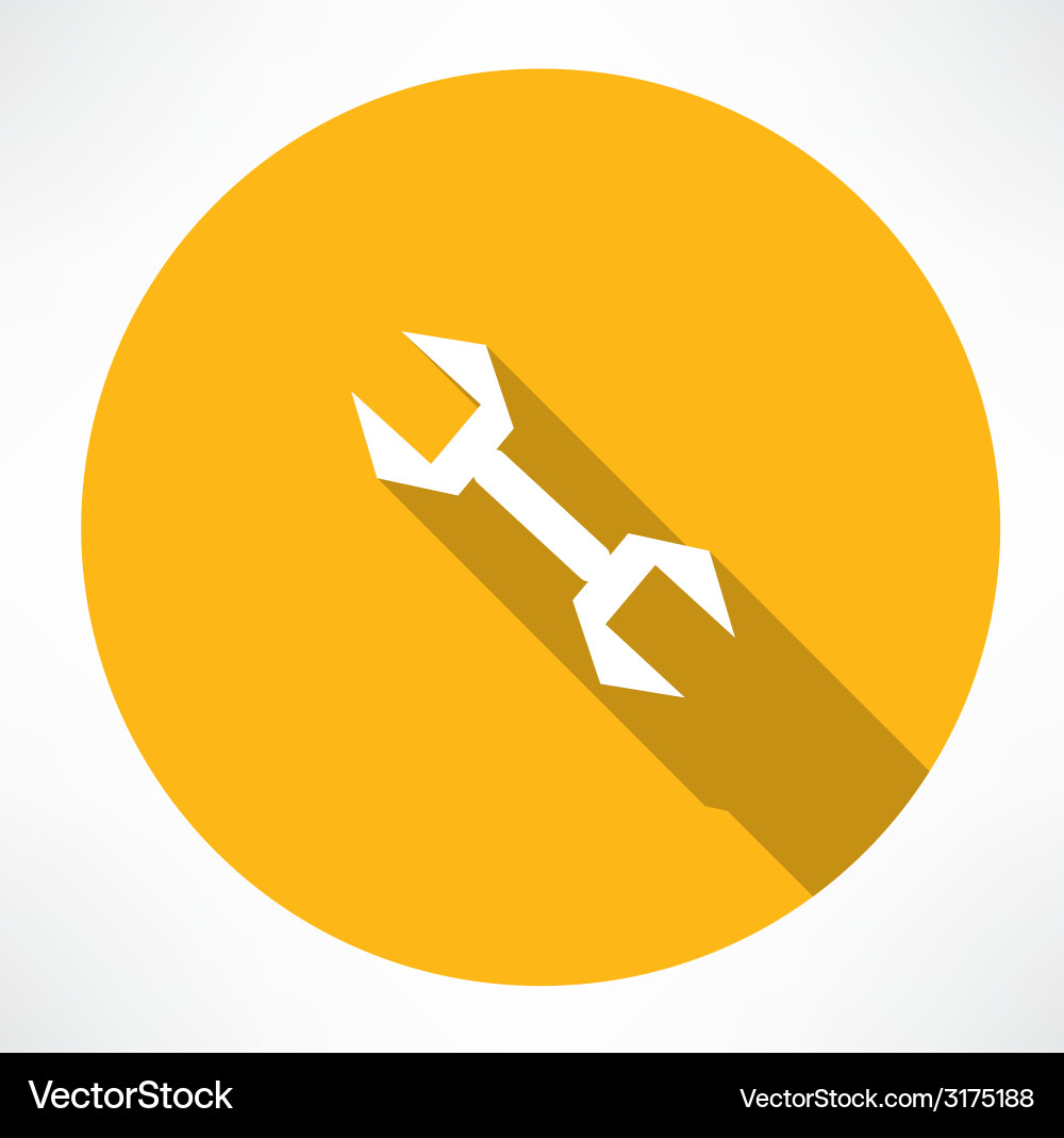 Wrench icon Royalty Free Vector Image - VectorStock