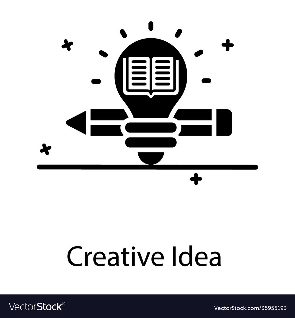 Creative idea Royalty Free Vector Image - VectorStock