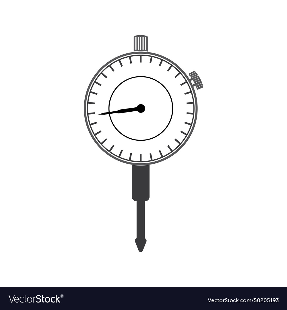 Dial indicator icon Royalty Free Vector Image - VectorStock