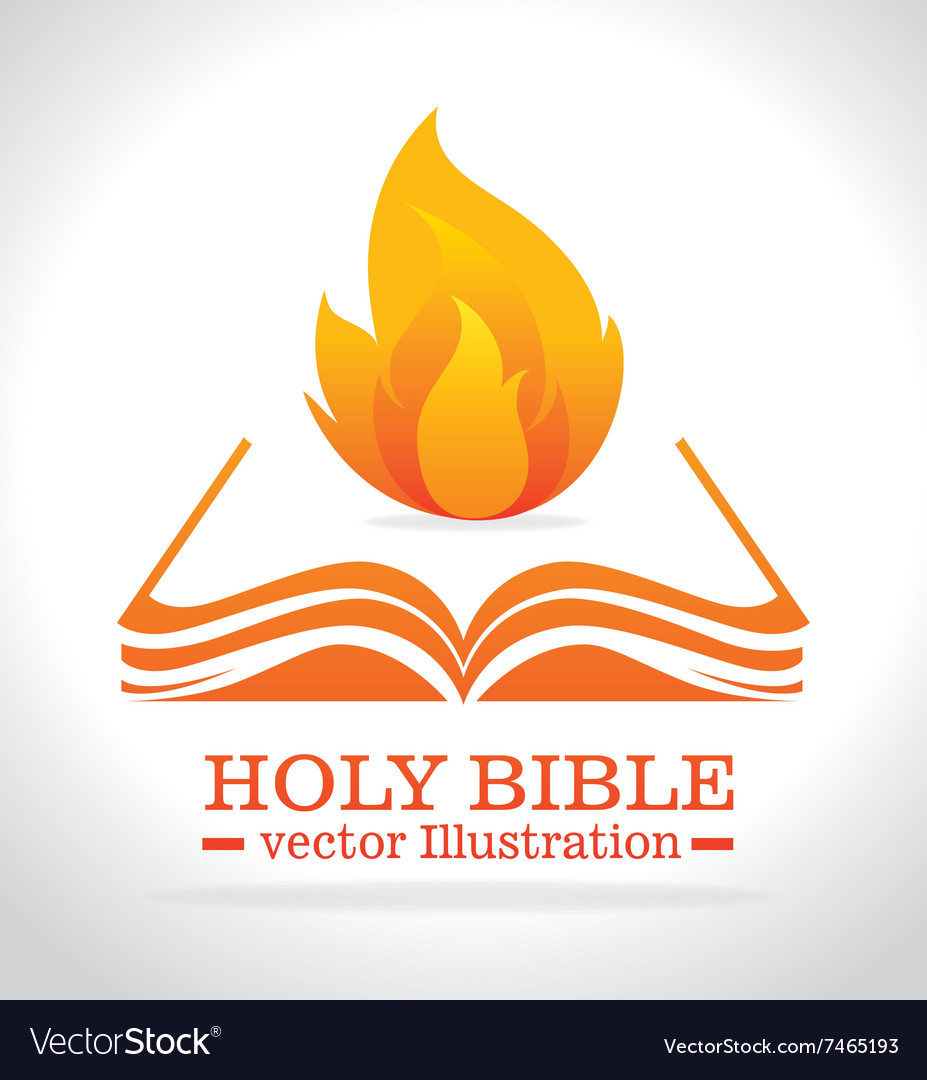 Holy Bible Book Royalty Free Vector Image Vectorstock