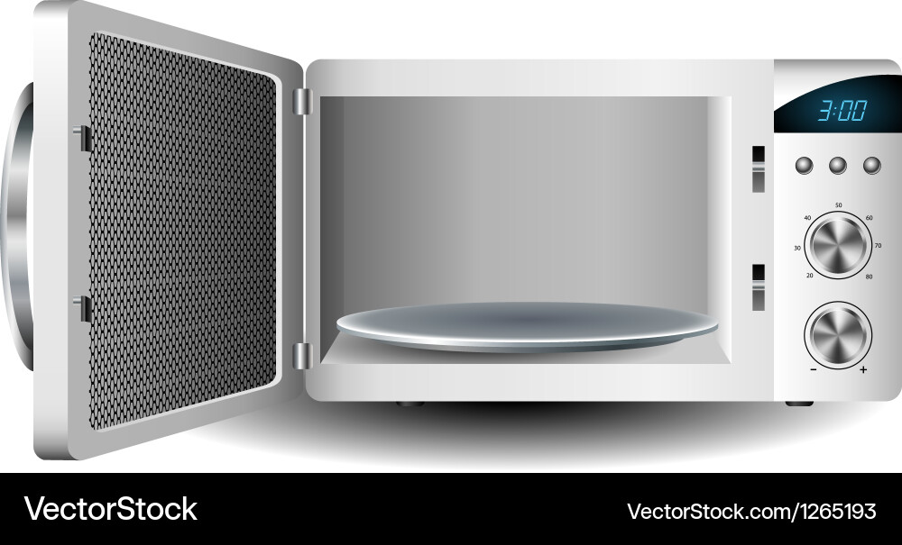 Microwave oven Royalty Free Vector Image - VectorStock