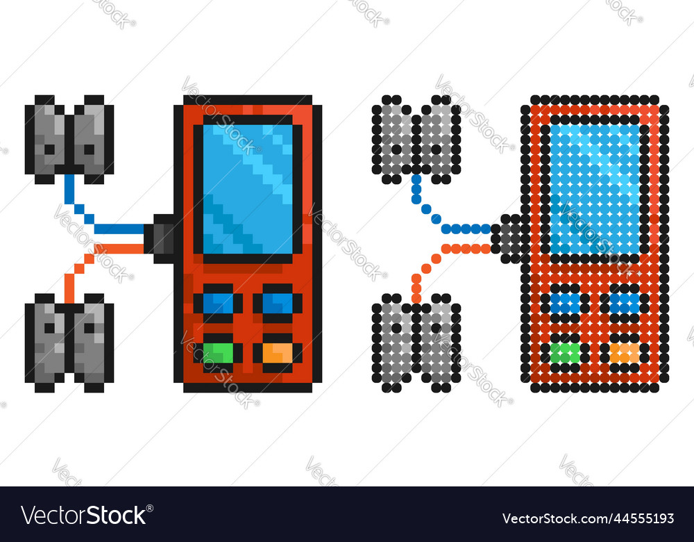 Pixel icon digital multimeter device Royalty Free Vector Pixel icon digital multimeter device Royalty Free Vector