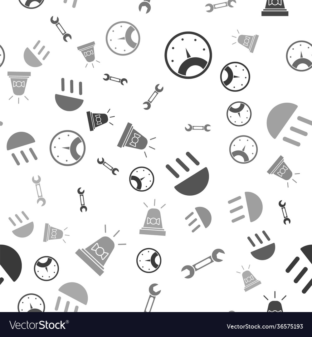 Set speedometer wrench high beam and flasher Vector Image Set speedometer wrench high beam and flasher Vector Image