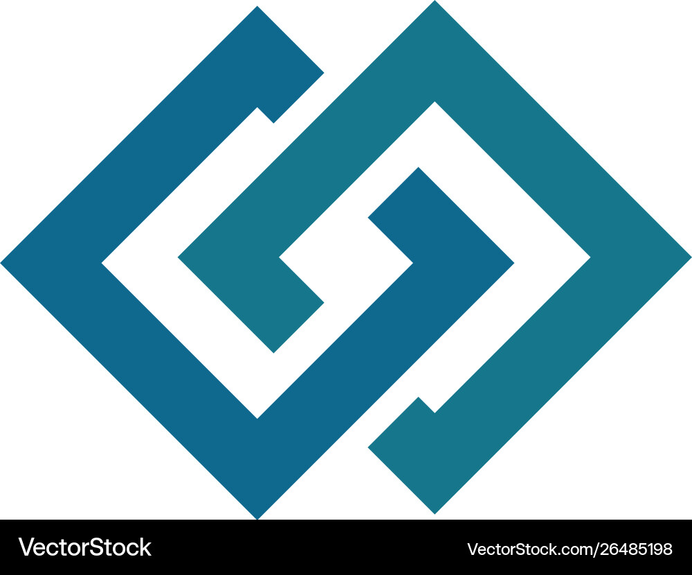 Business corporate abstract unity logo Royalty Free Vector