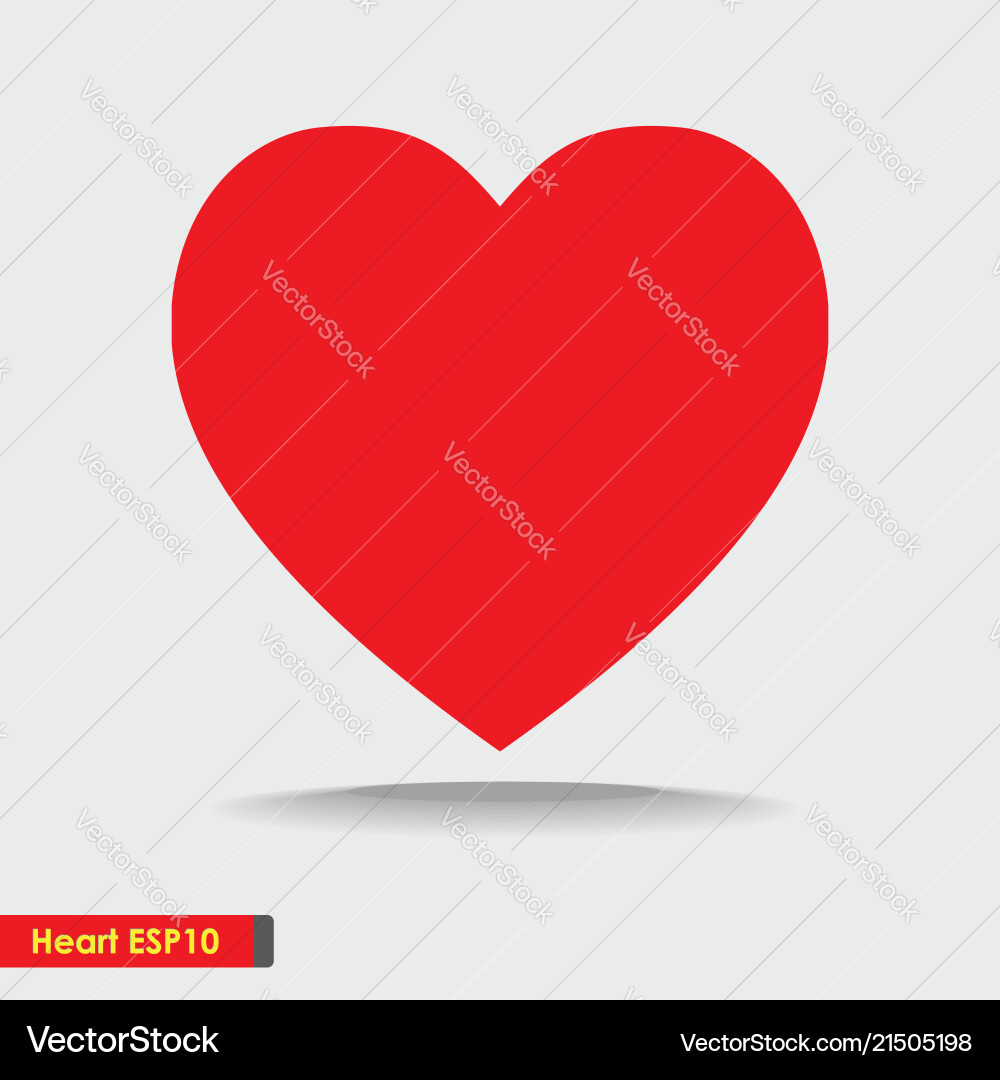 Design big heart icon for template background Vector Image