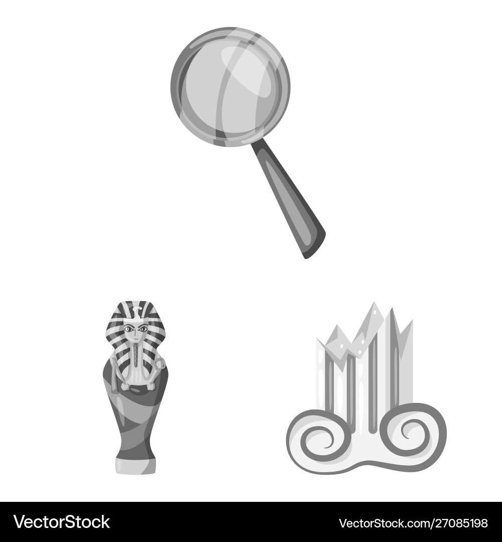 Isolated object story and discovery symbol Vector Image