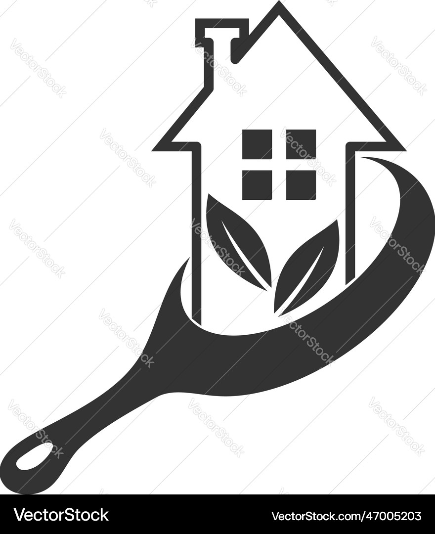 Home cooking logo template icon brand identity Vector Image