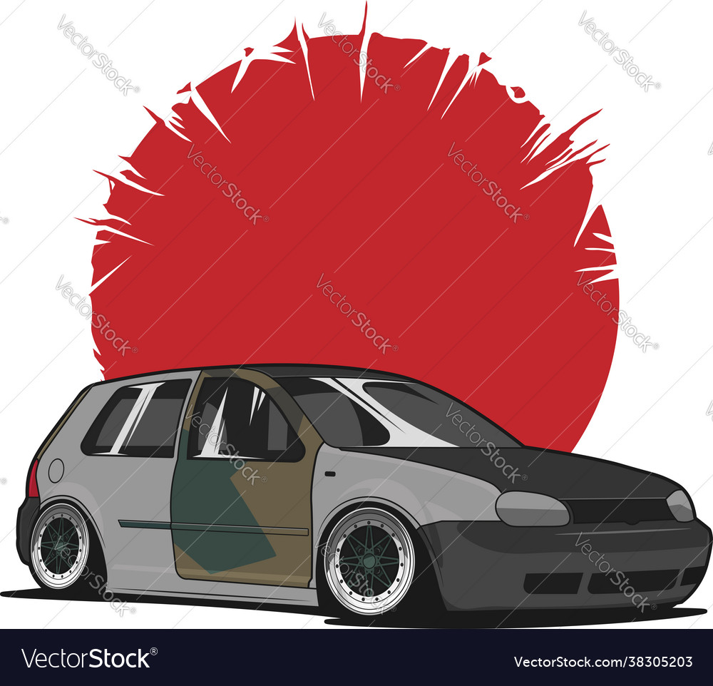 Old rust car Royalty Free Vector Image - VectorStock