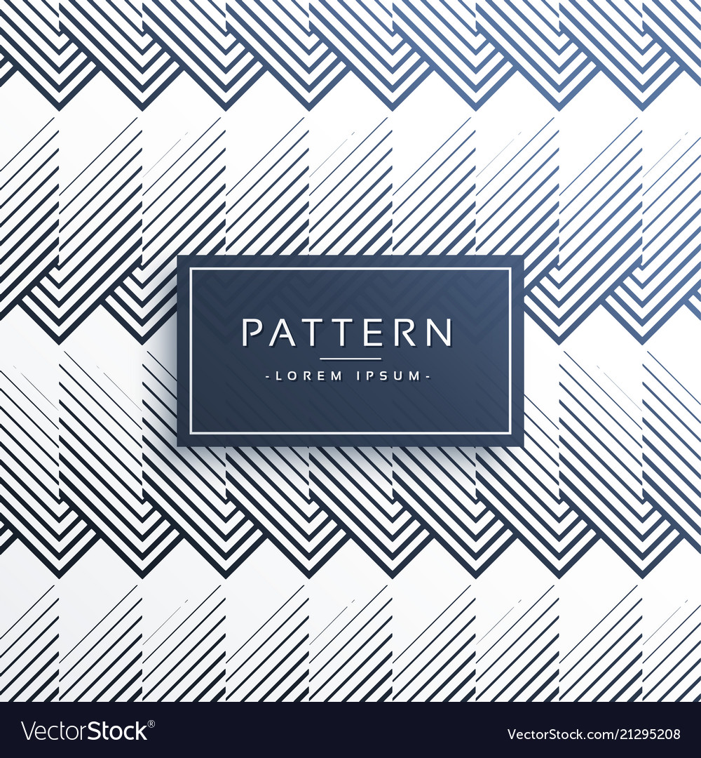 Abstract geometric lines pattern background Vector Image