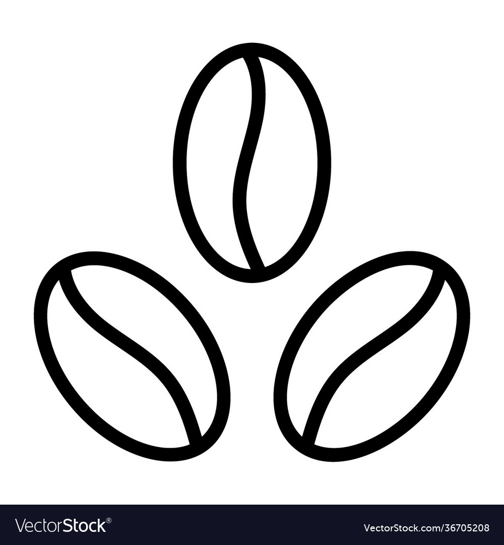 Coffee beans Royalty Free Vector Image - VectorStock
