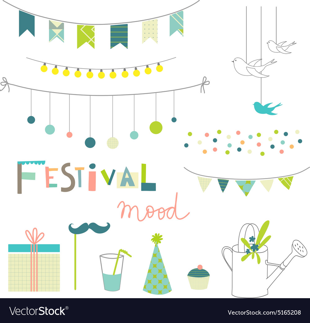 Decorative design elements Royalty Free Vector Image