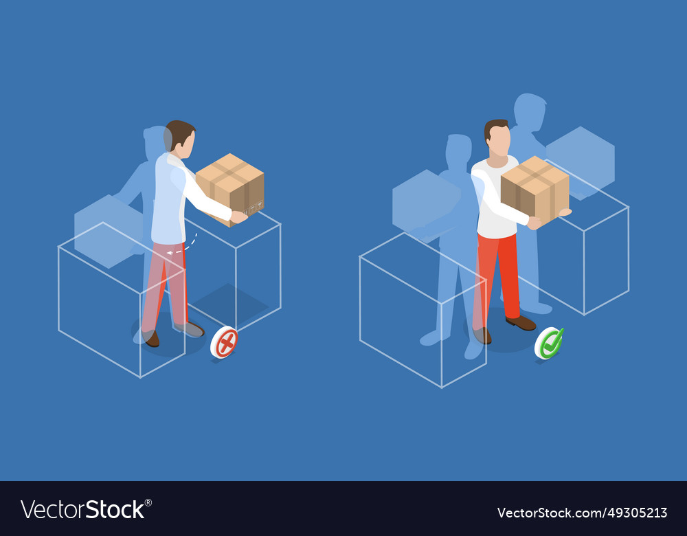 3d isometric flat of load Royalty Free Vector Image