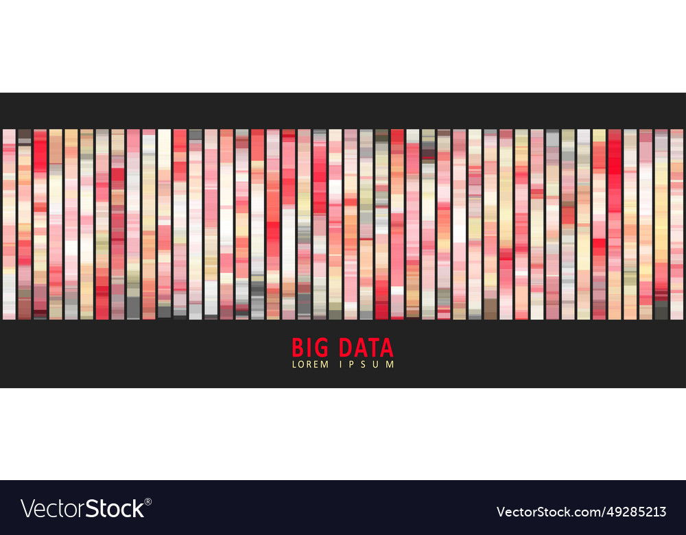 Big Data Visualization Royalty Free Vector Image