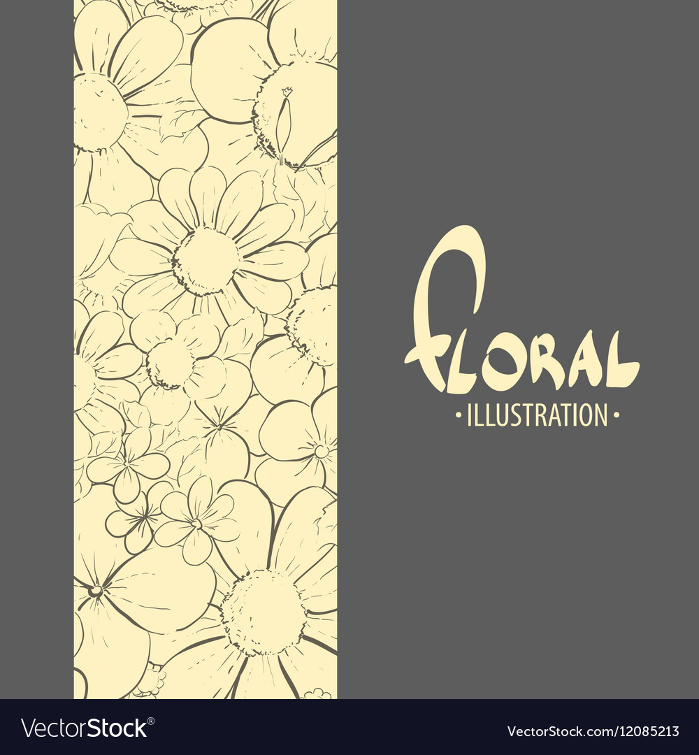 Delicate flowers Royalty Free Vector Image - VectorStock