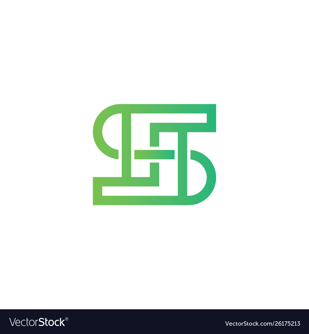 Initials logo template Royalty Free Vector Image