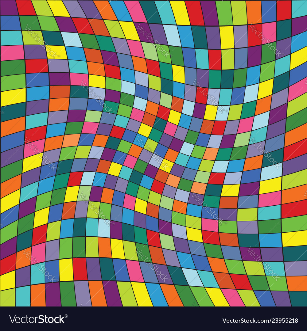 A seamless repeating pattern colored squares Vector Image