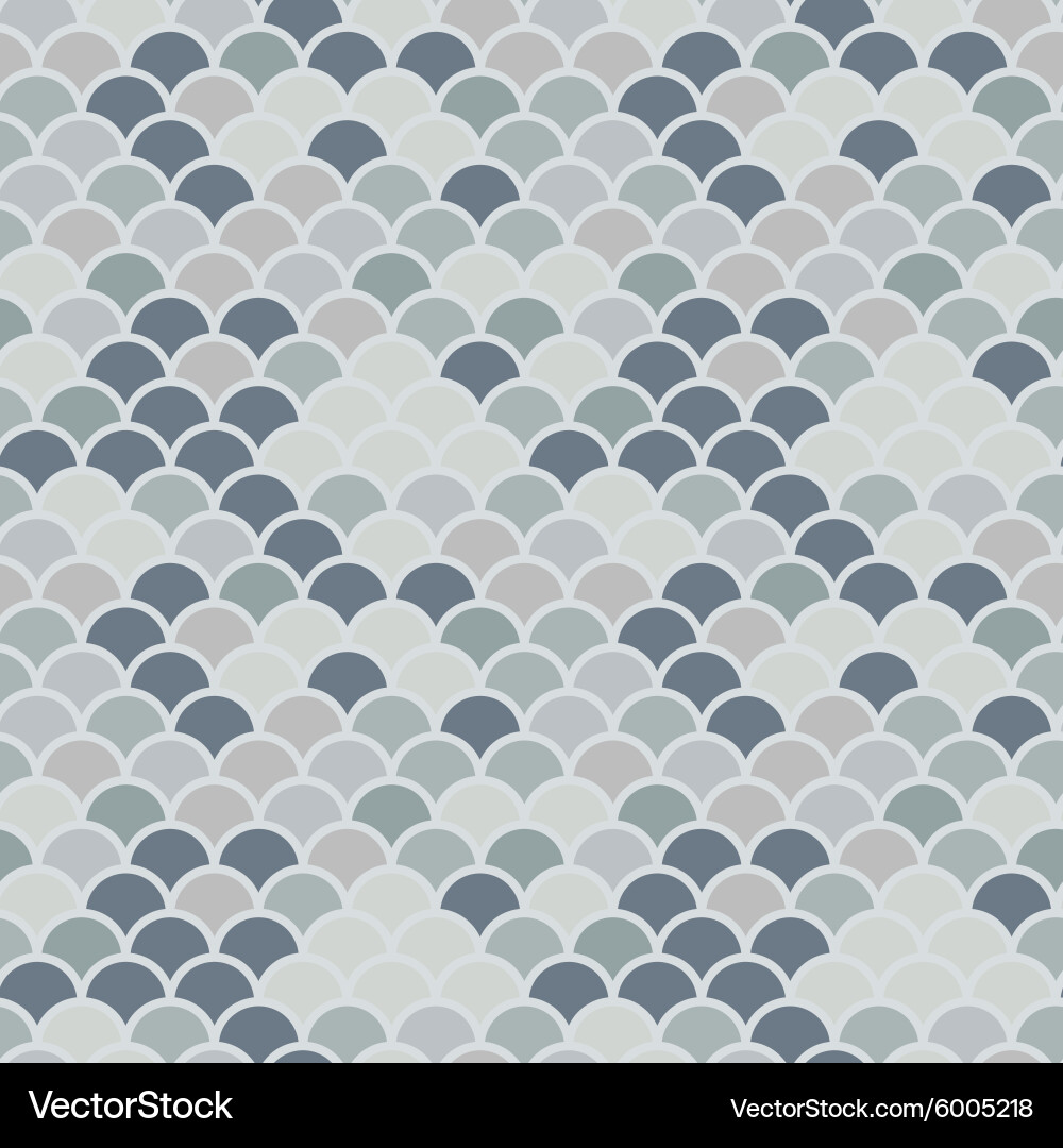 Seamless pattern in the form of flakes Royalty Free Vector