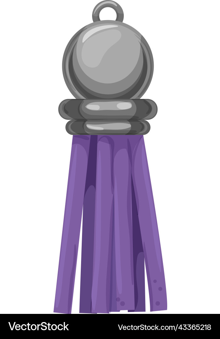 Trim tassel rope cartoon Royalty Free Vector Image