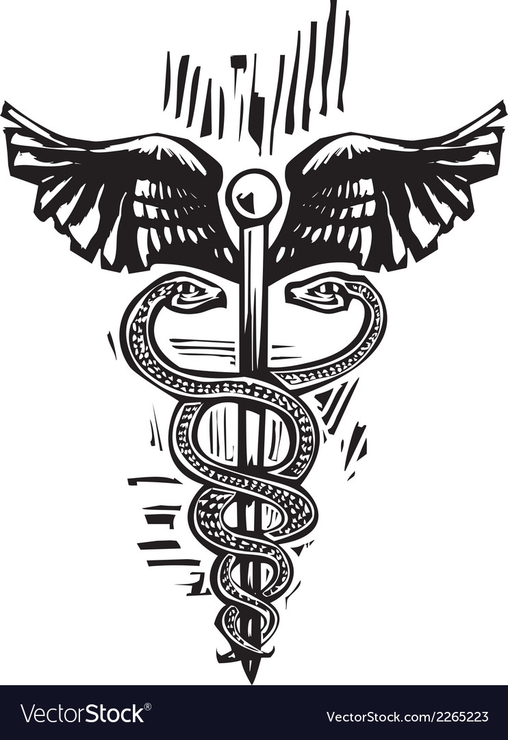 Caduceus Royalty Free Vector Image - VectorStock