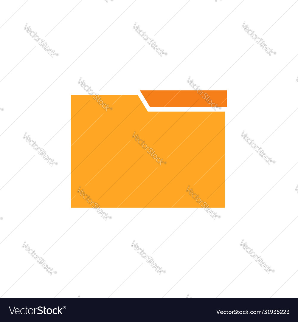 Folder design template Royalty Free Vector Image