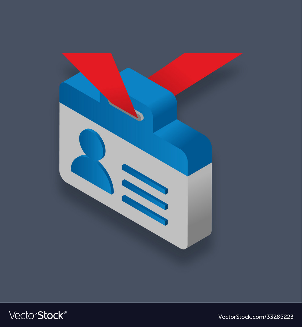 Identification Royalty Free Vector Image - VectorStock