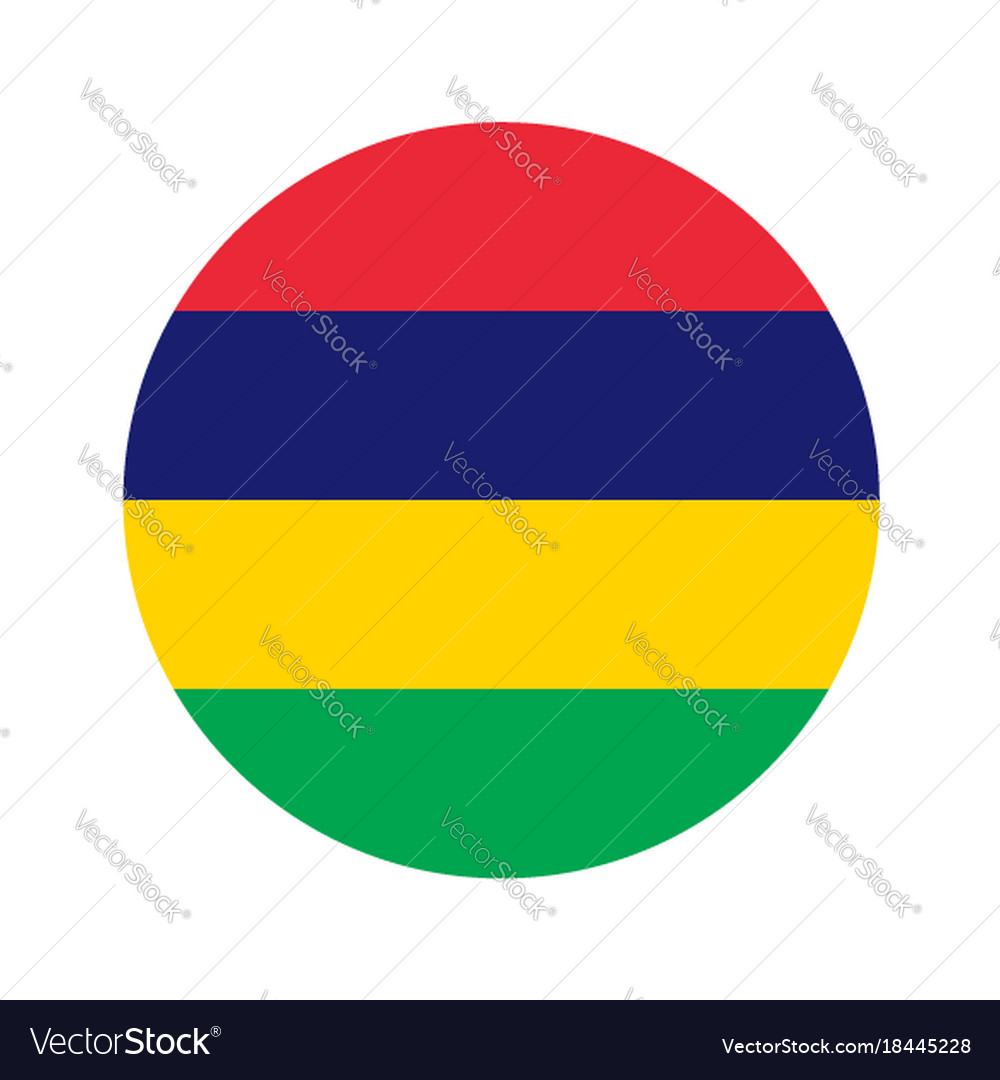 Circular world flag Royalty Free Vector Image - VectorStock
