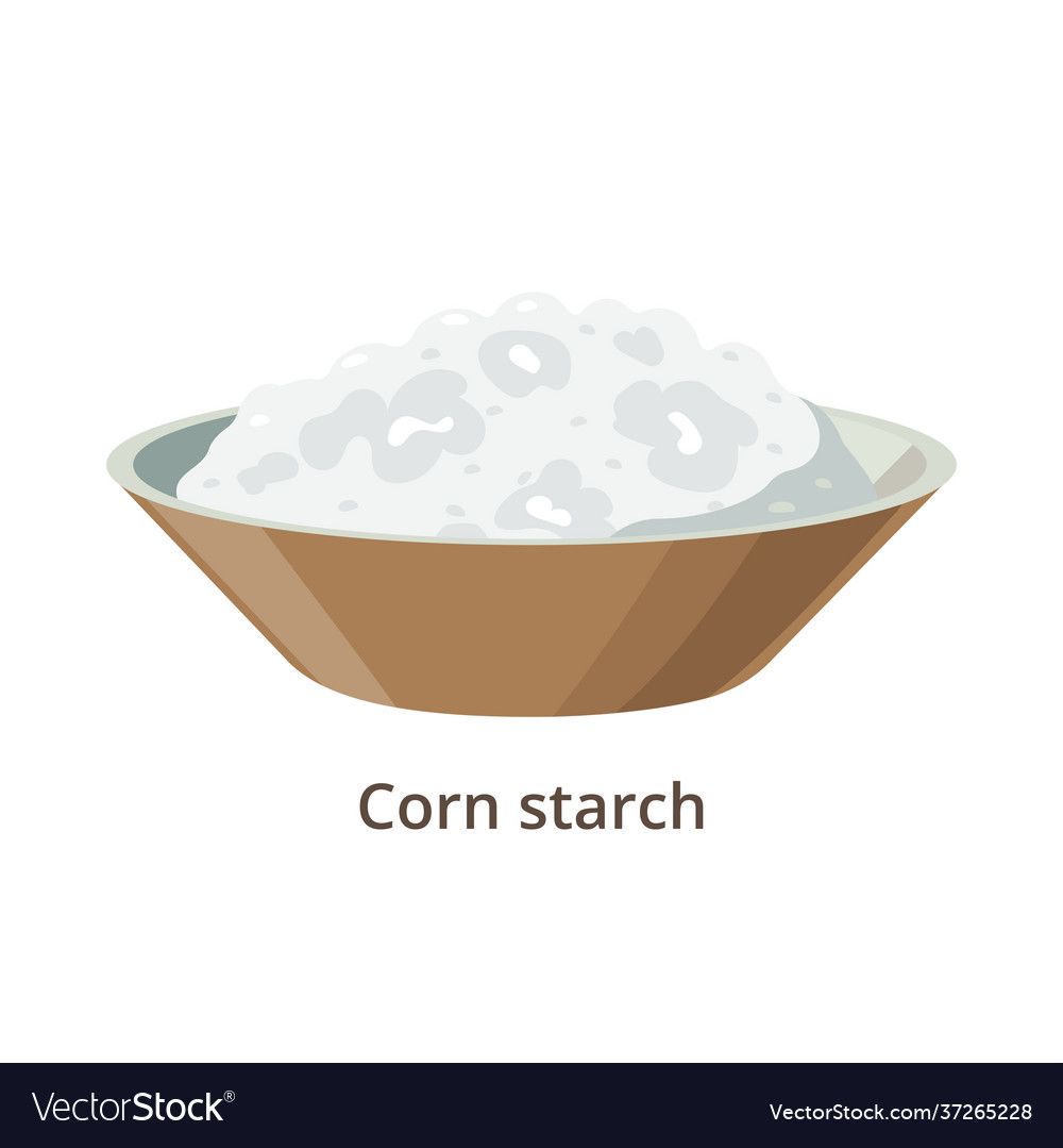Corn starch maize Royalty Free Vector Image - VectorStock