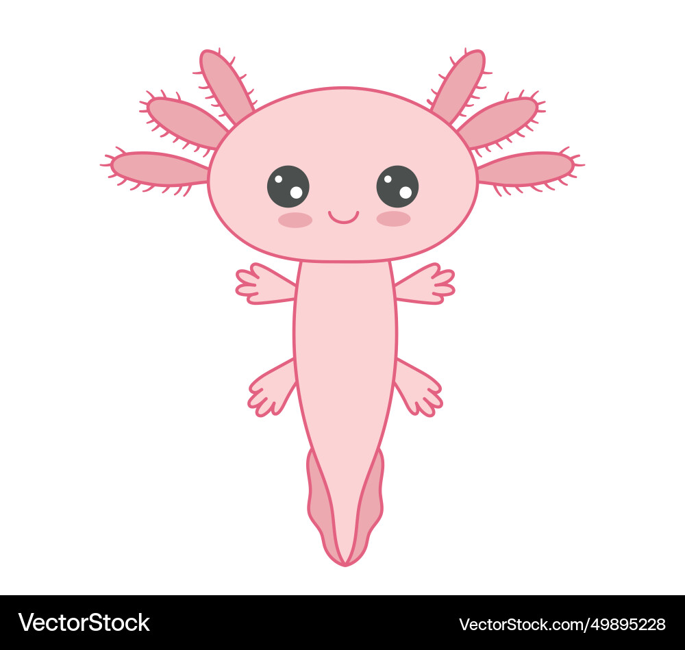 Flat cartoon of cute stylized Royalty Free Vector Image