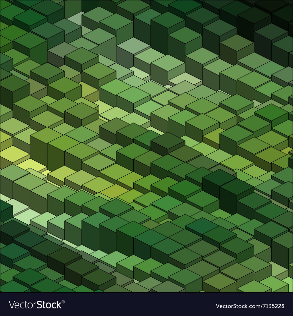 Isometric graph pattern Royalty Free Vector Image