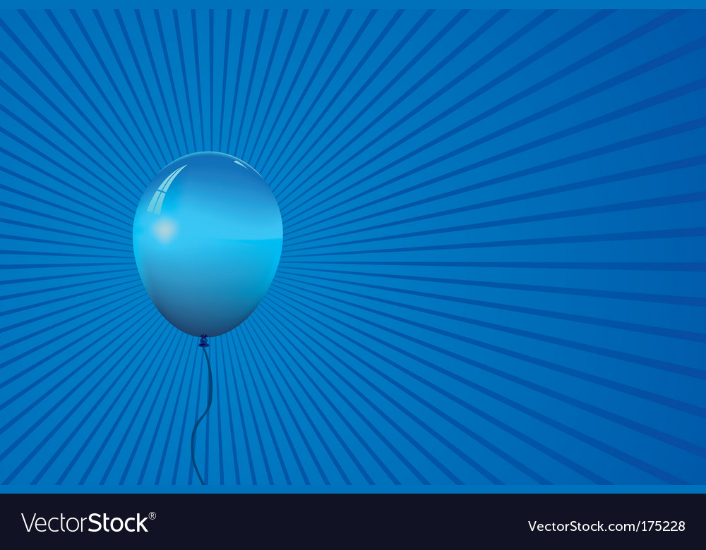 Single balloon Royalty Free Vector Image - VectorStock