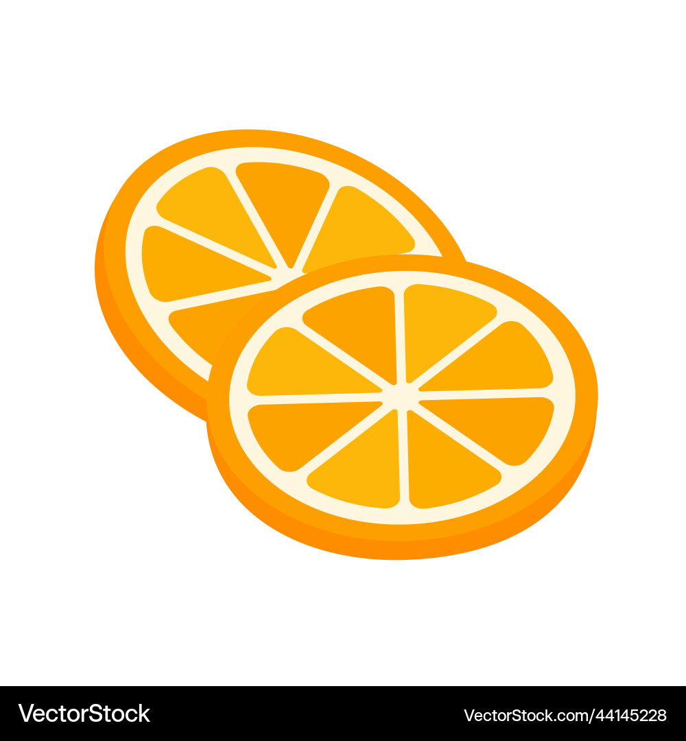Sweet orange fruit high vitamin c oranges Vector Image