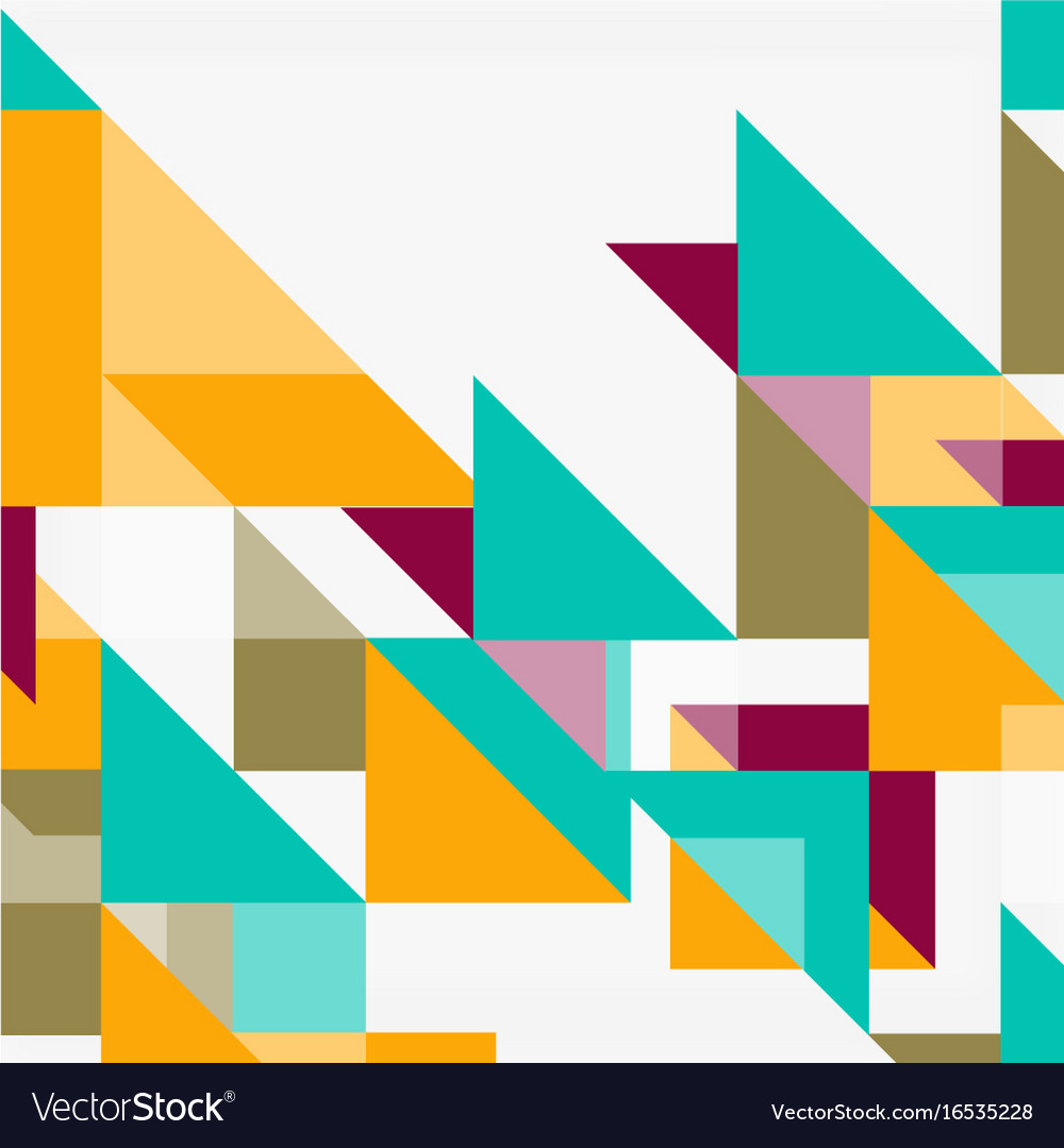 Triangle pattern design background Royalty Free Vector Image