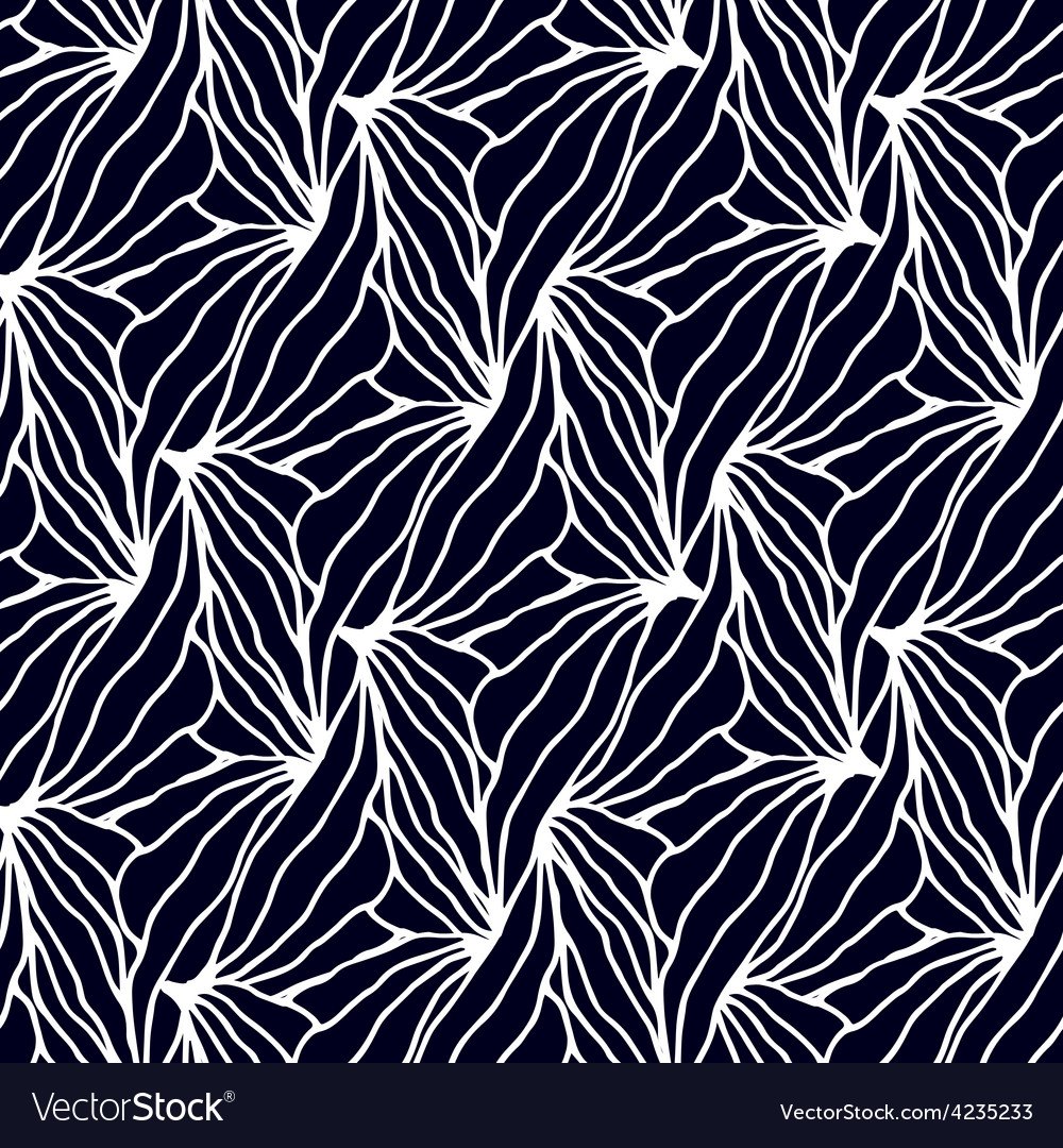 Abstract Geometric Monochrome Pattern With Unusual