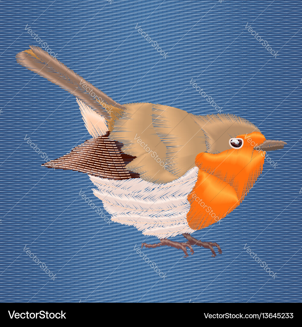 Fiber Arts Embroidery Art & Collectibles Hand Embroidery Leaf Da Robin ...