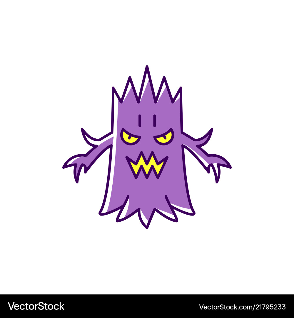 Halloween tree icon scary wood thin line art Vector Image