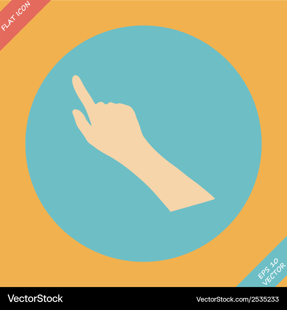 Hand Royalty Free Vector Image - VectorStock