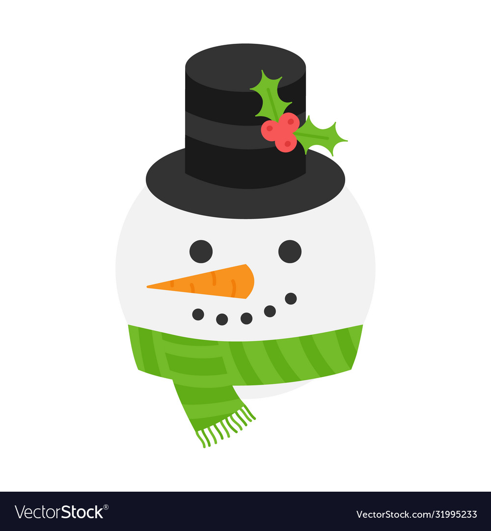Snowman Royalty Free Vector Image - VectorStock