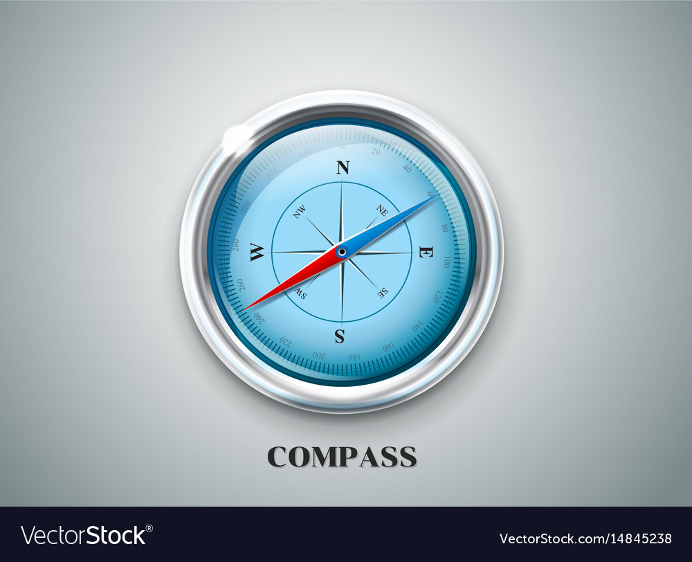 Compass wind rose Royalty Free Vector Image - VectorStock