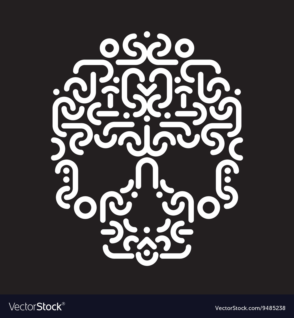 Skull design element Royalty Free Vector Image