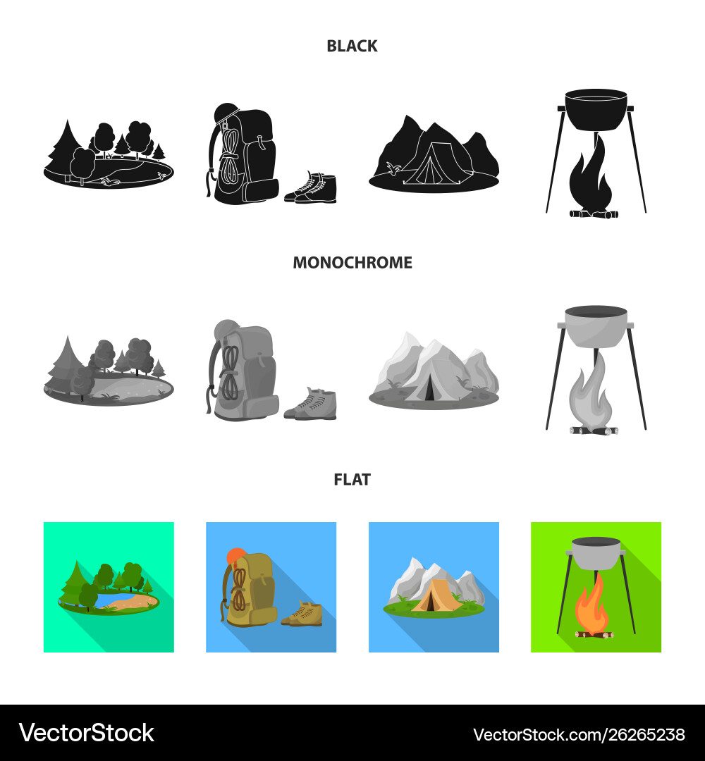Tourism and excursions logo Royalty Free Vector Image