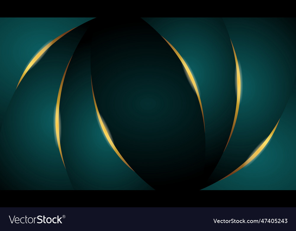 Luxury background gradient design abstract green Vector Image