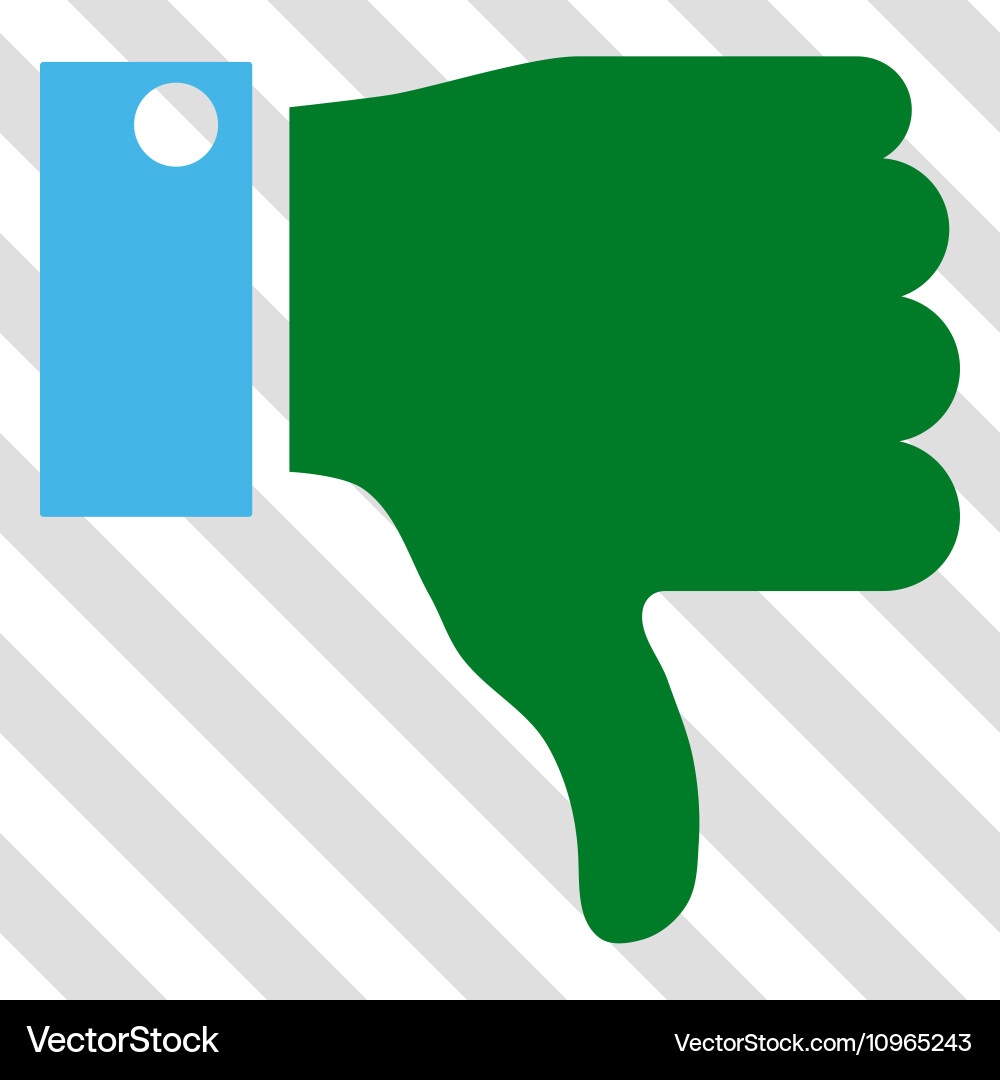 Thumb down icon Royalty Free Vector Image - VectorStock