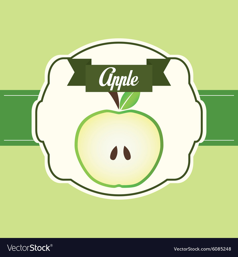 Apple design Royalty Free Vector Image - VectorStock
