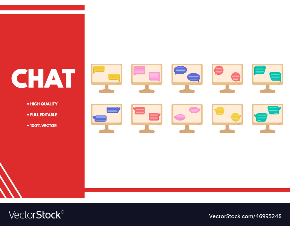 Chat Royalty Free Vector Image - VectorStock