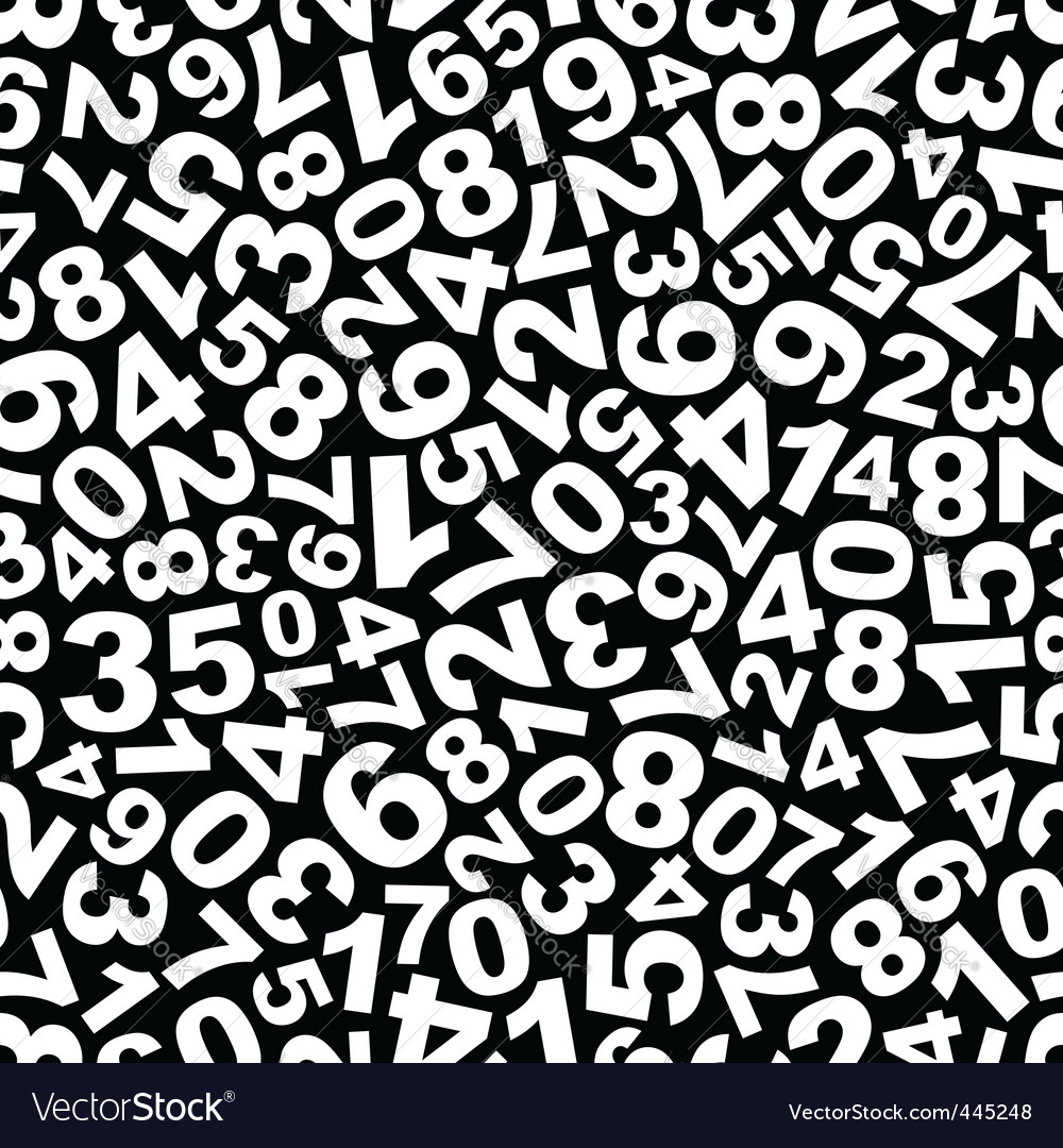 Numbers Royalty Free Vector Image - VectorStock